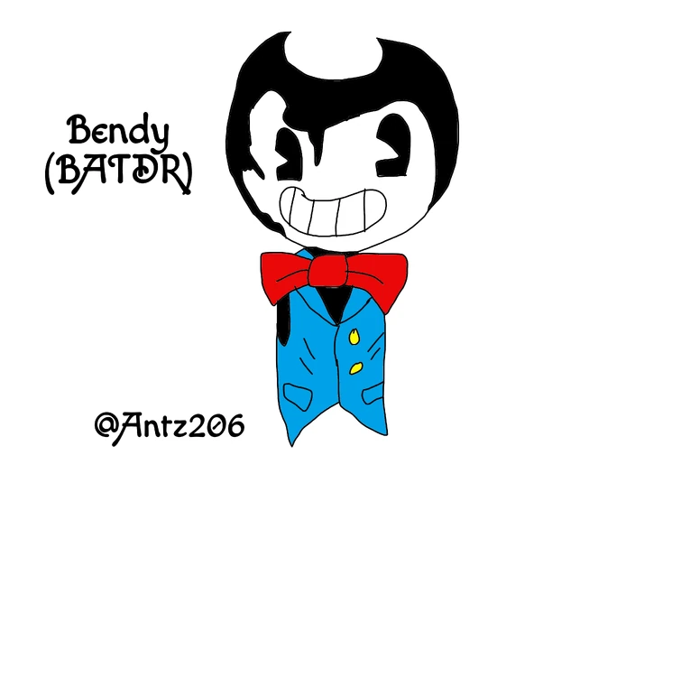 Here's my doddle drawing of Bendy (BATDR) | Fandom