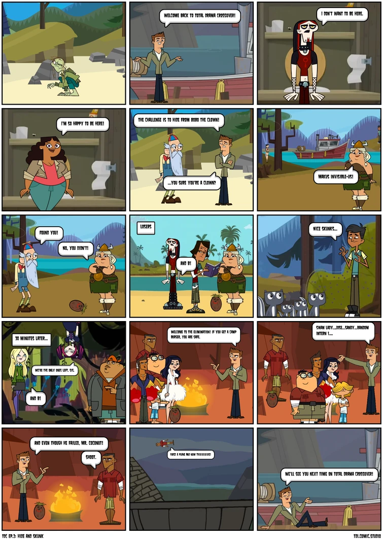 Total Drama Crossover Episode 2- Hide and Skunk | Fandom