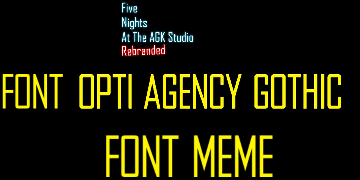 Fnatas Rebranded Font | Fandom