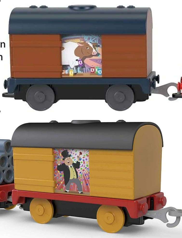 So do the doors of these boxcars slide, or are they stuck like that ...