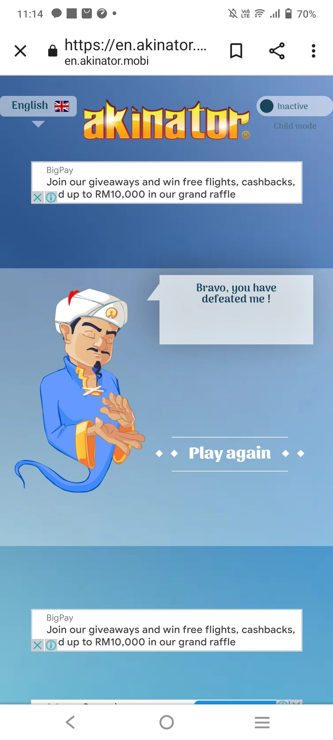 I defeated akinator | Fandom