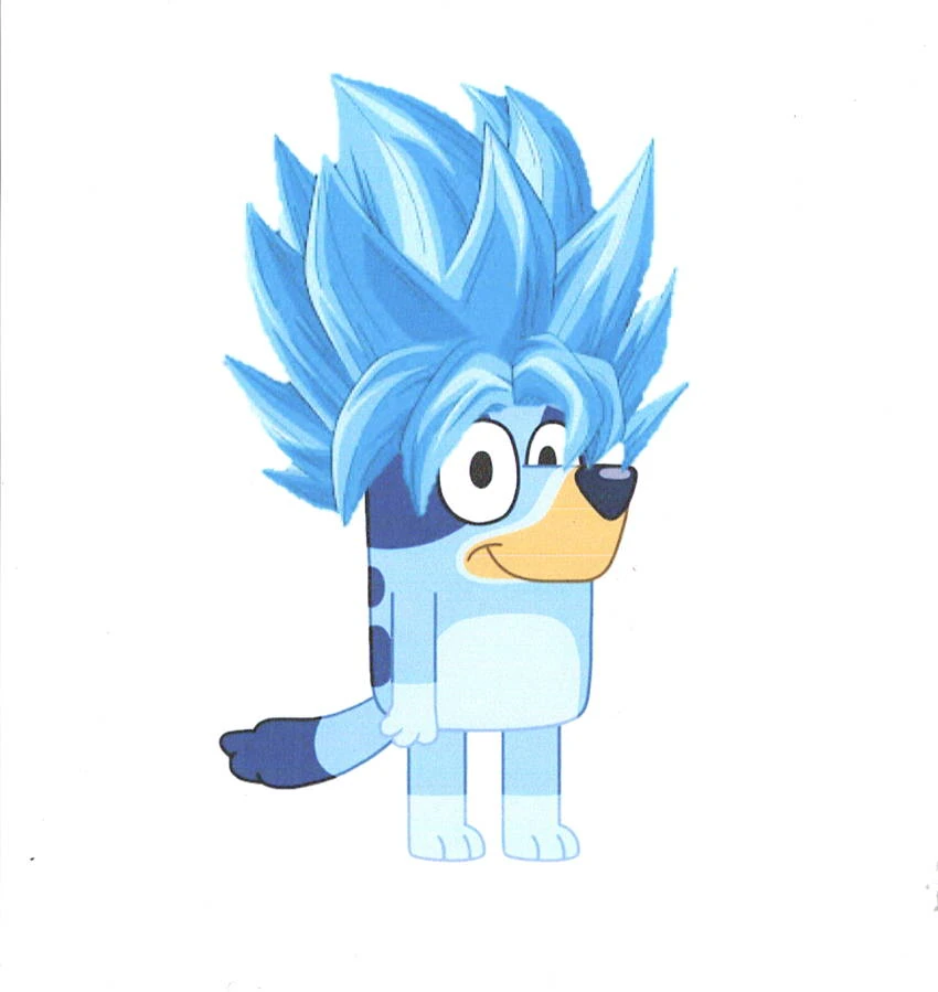 Super Sayan Blue Bluey (Super Saiyan Bluey) What do you Think? | Fandom