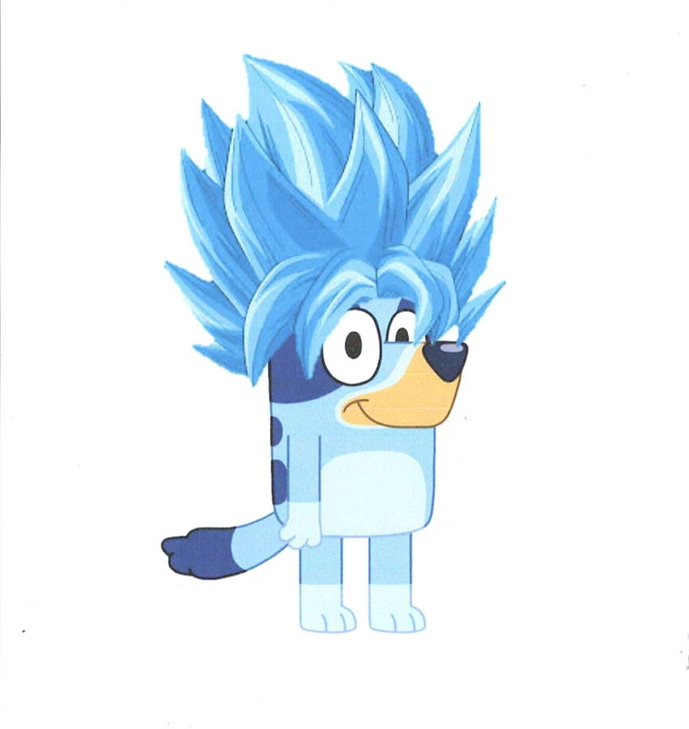 Super Sayan Blue Bluey (Super Saiyan Bluey) What do you Think? | Fandom