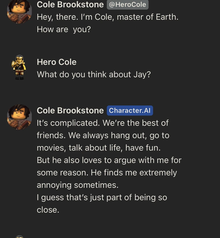 Cole AI project! | Fandom