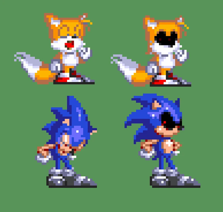 Bored so i'm gonna show more sprite edits i made for my Tails X i made ...