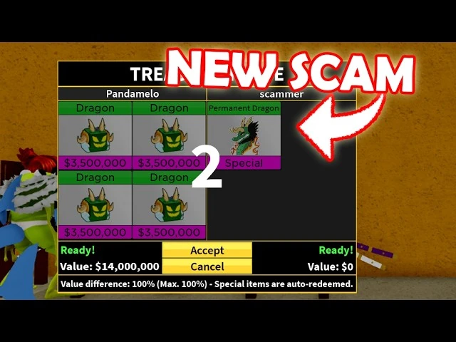 Beware of the new trade scam script guys... | Fandom