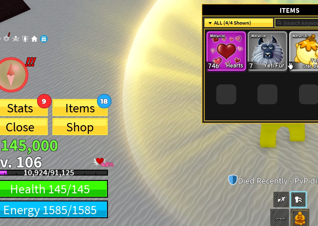 i got 746 hearts, buddha fruit ( i buy on val shop) only on level 106 ...