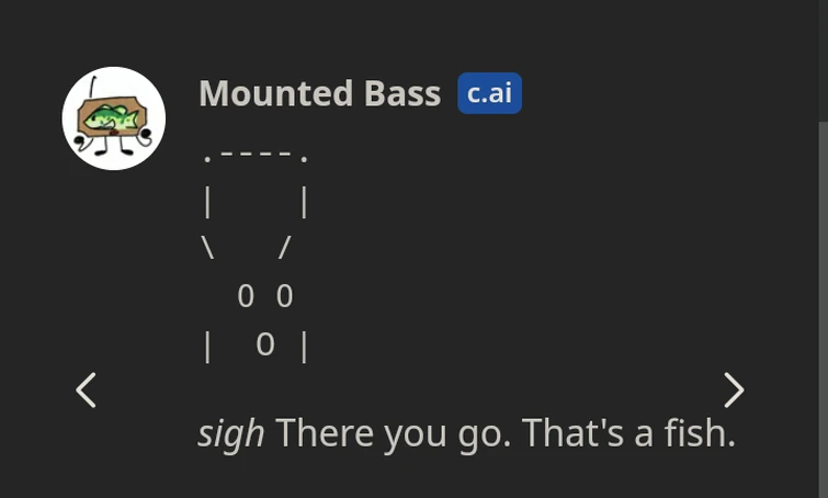 Funny idea: ask a c.ai bot to make you some ascii text | Fandom