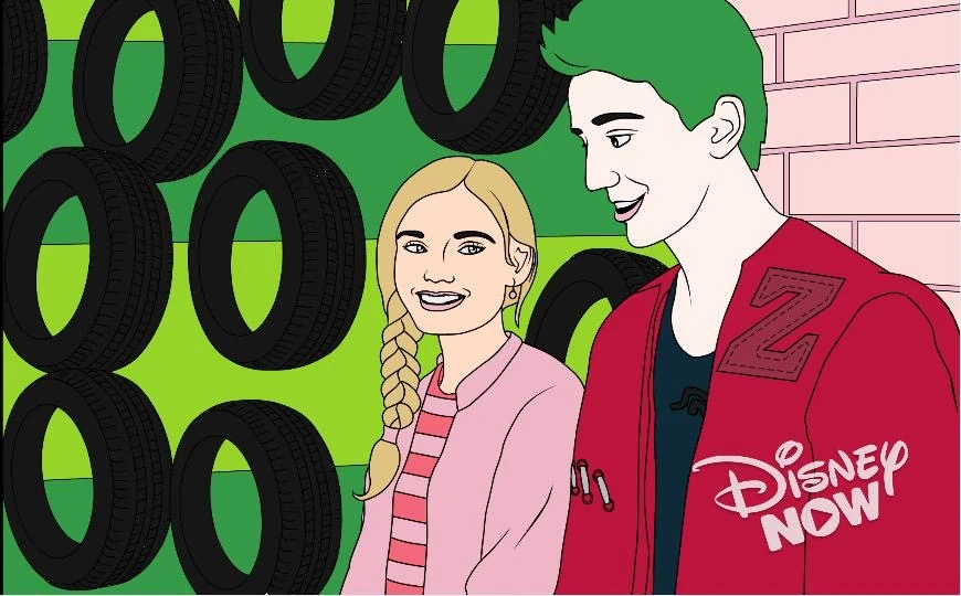 I colored Addison Wells and Zed Necrodopolis in Z-O-M-B-I-E-S from the ...