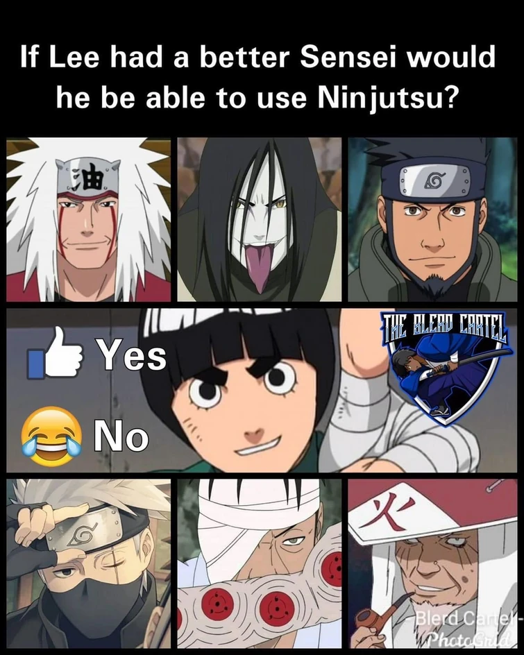 If Lee had a better sensei, would he be able to use ninjutsu? | Fandom
