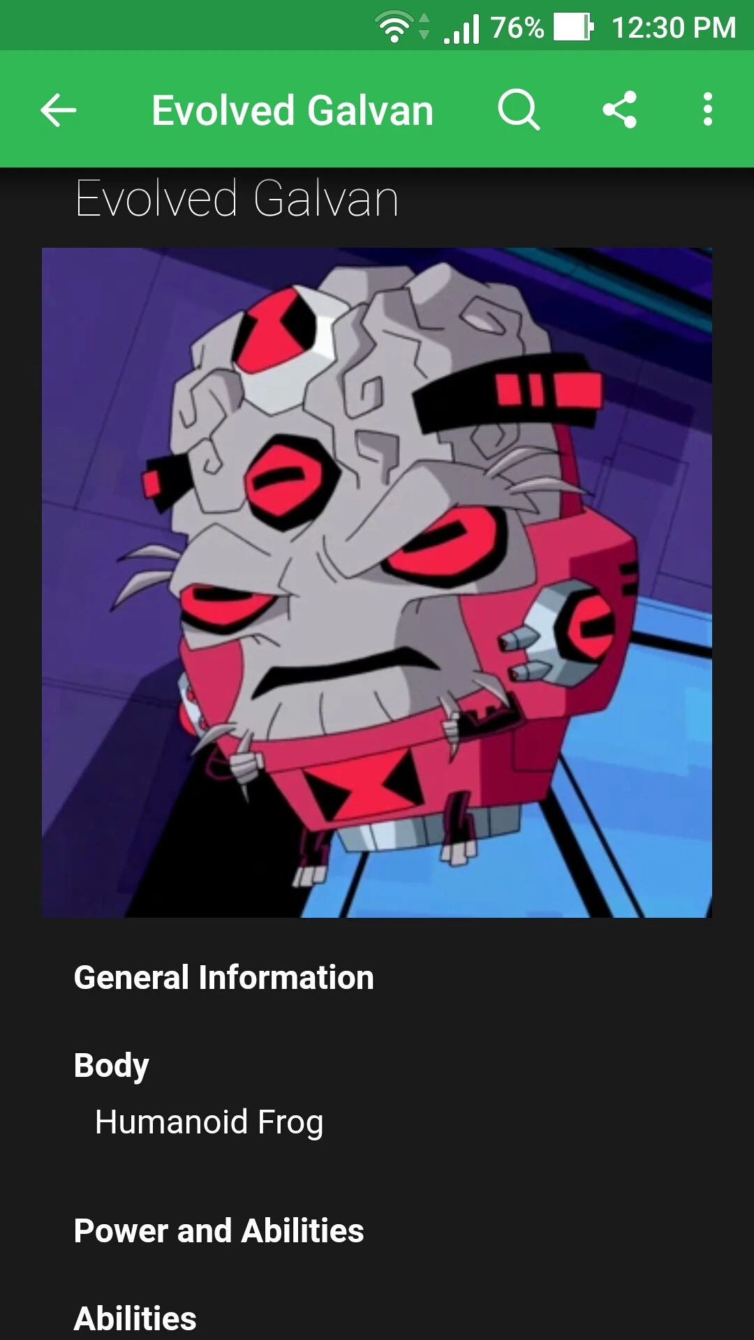 Evolved Galvan | Fandom