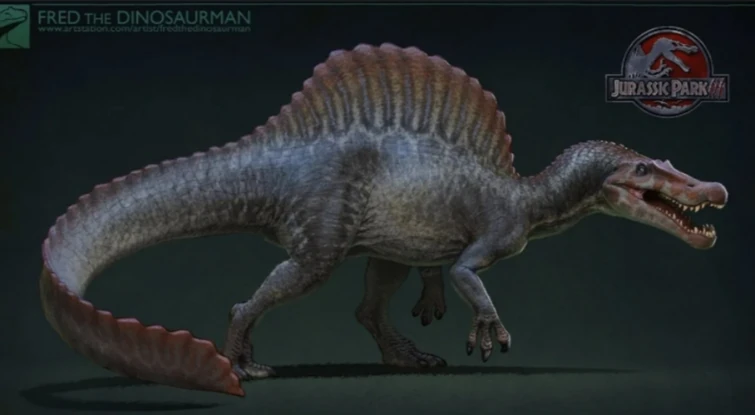 Spinosaurus designs through years in a nutshell | Fandom