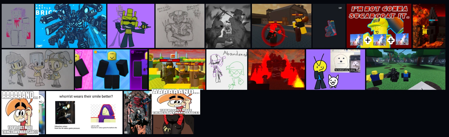 Tried searching for the battle bricks on deviantart and | Fandom