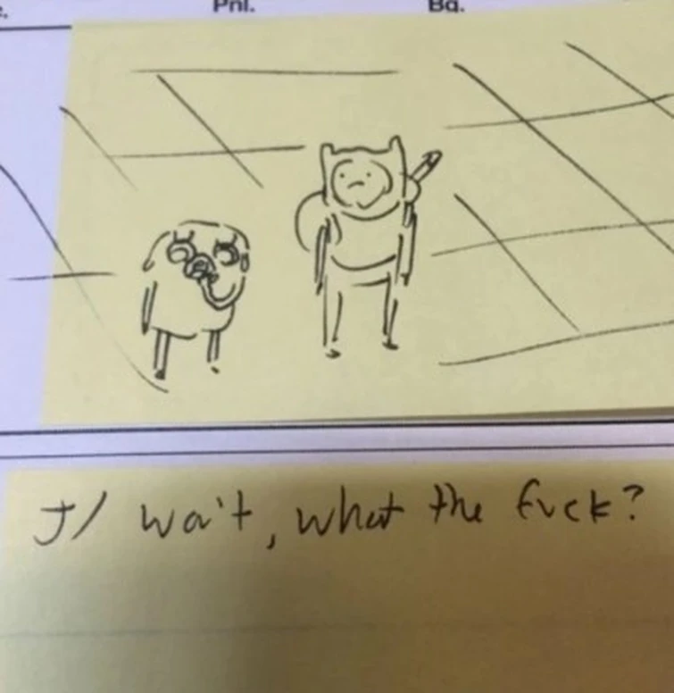 I love when they swear in the story boards | Fandom