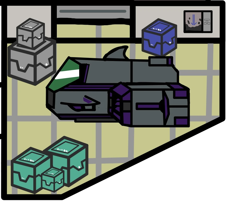 Docking Bay. The dropship was fun to make | Fandom