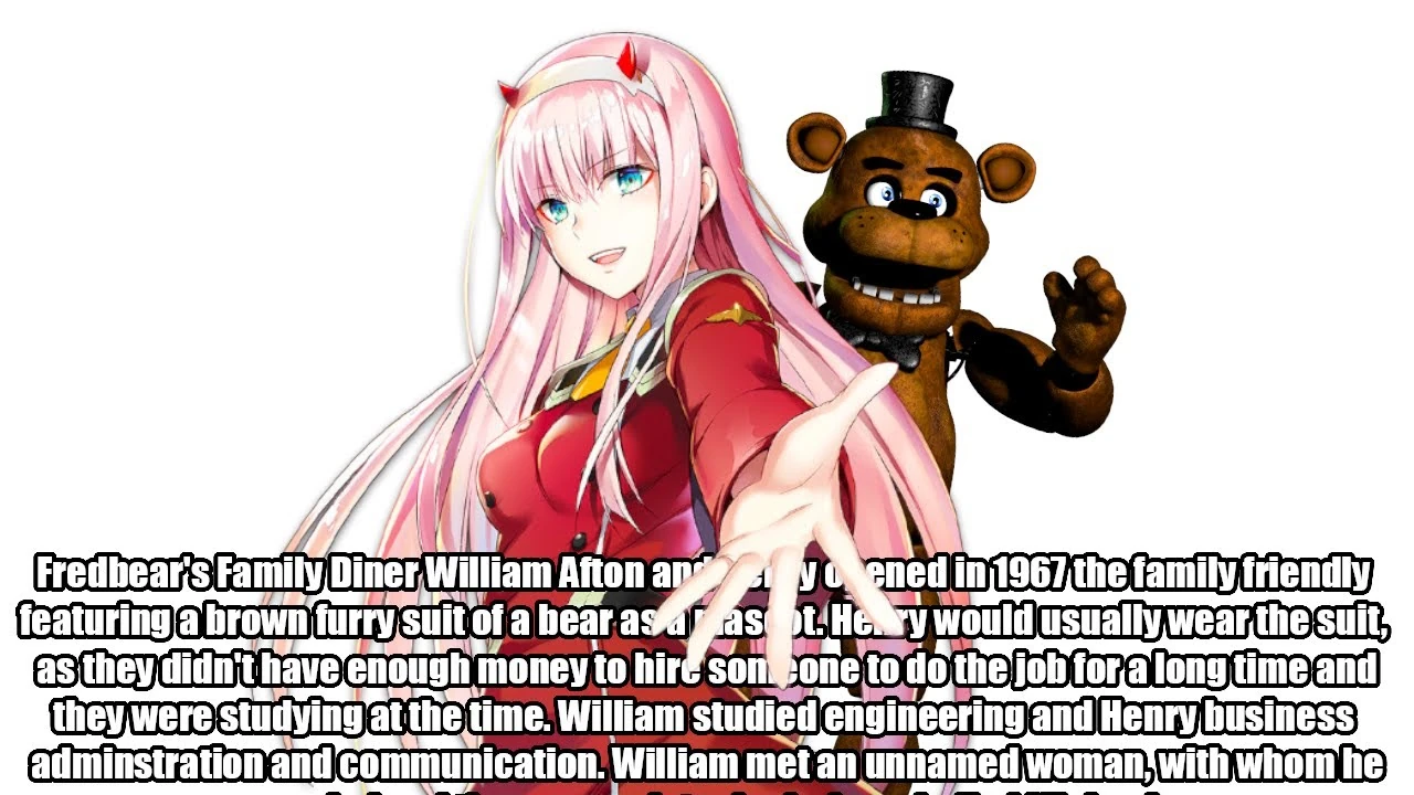 STFU, I'm listening to zero two explaining the fnaf lore | Fandom
