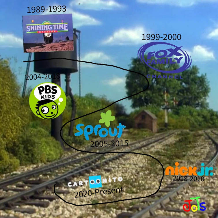 So here's a map of Thomas on American television as of 2023 | Fandom