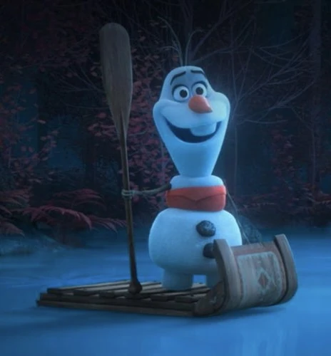 What is Olaf transforming and imitating as Part 7? | Fandom