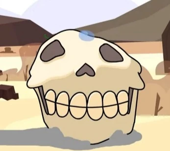 this yellow face skull is scary as hell | Fandom