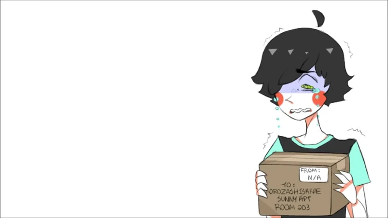 Alice after receiving a package (The Baby is inside the box): | Fandom