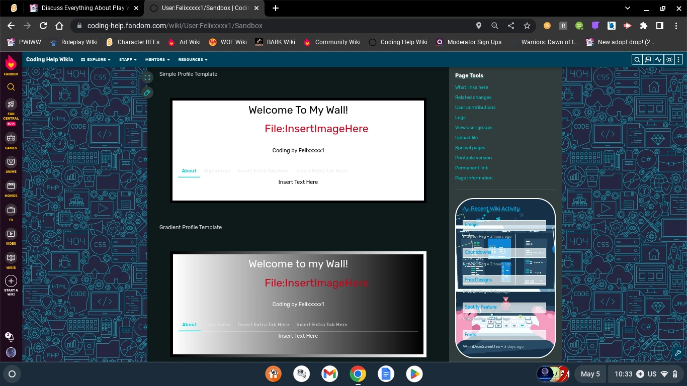 Fwee coding uwu (Closed) | Fandom