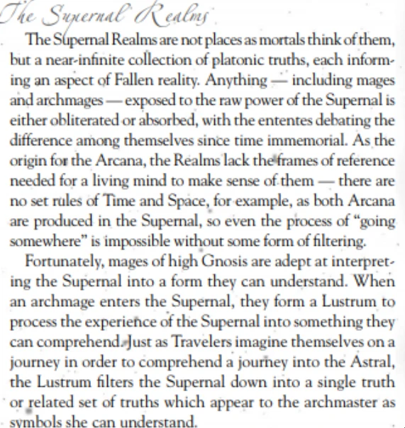 Supernal Realm CofD Nigh 0 Proposal | Fandom