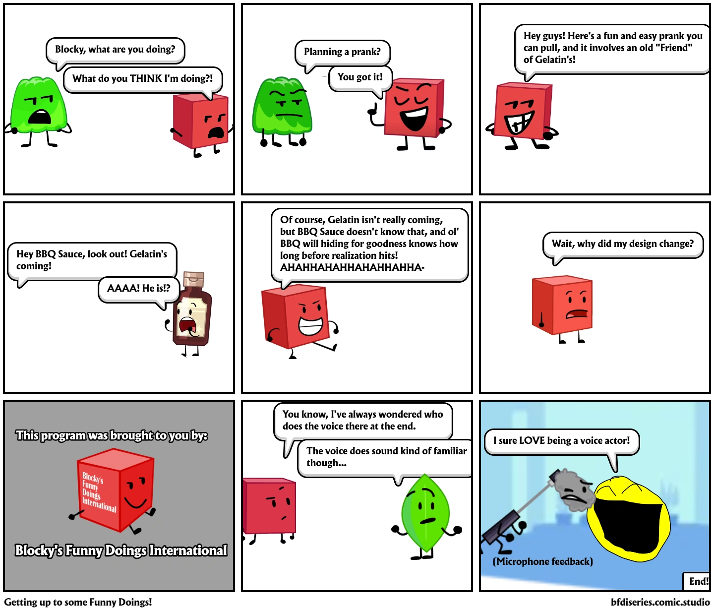 Here's a BFDI comic I made last night! | Fandom