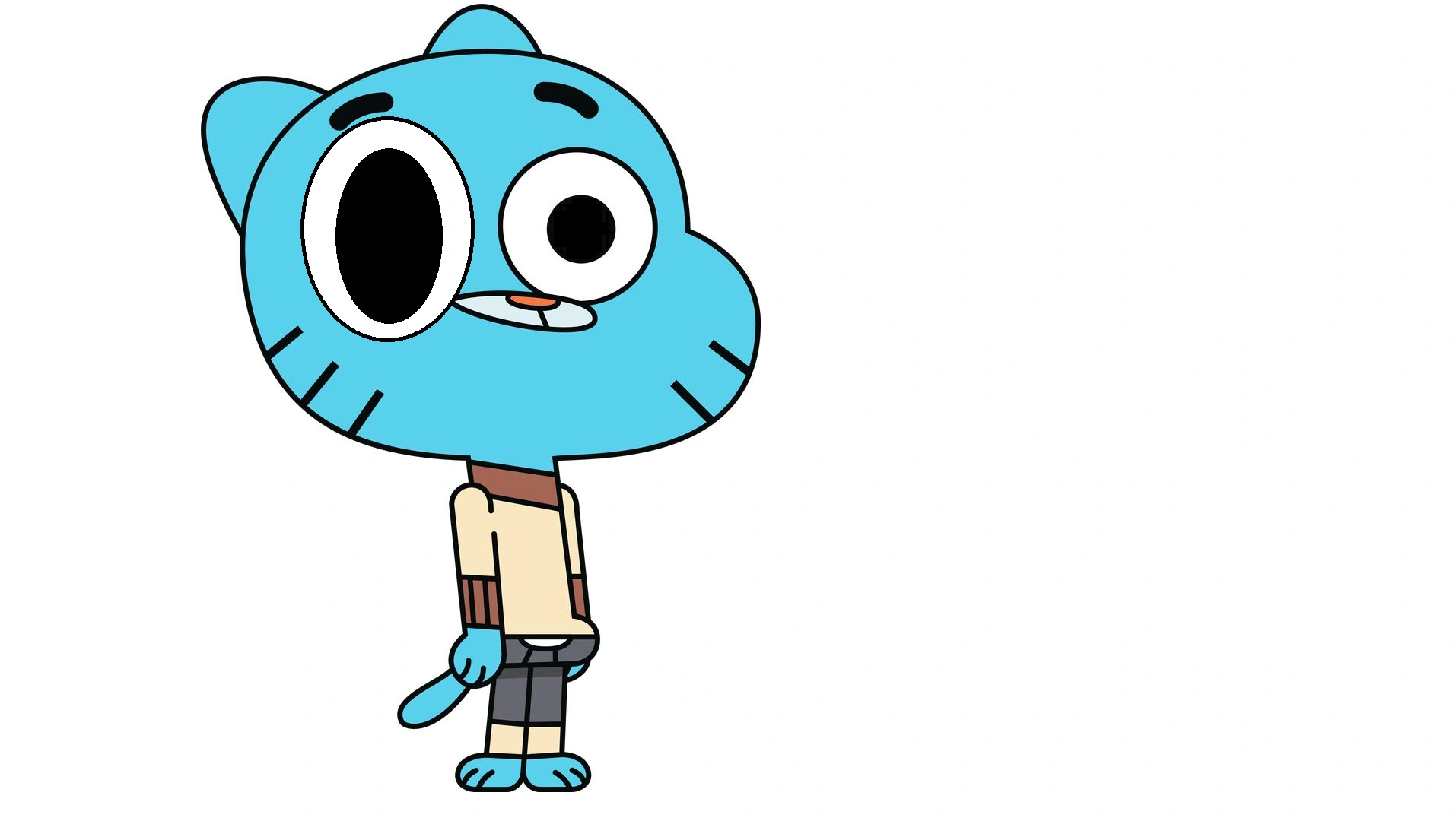 Gumball's oval eyes (seasons 2) and round eyes comparison(idk what to ...