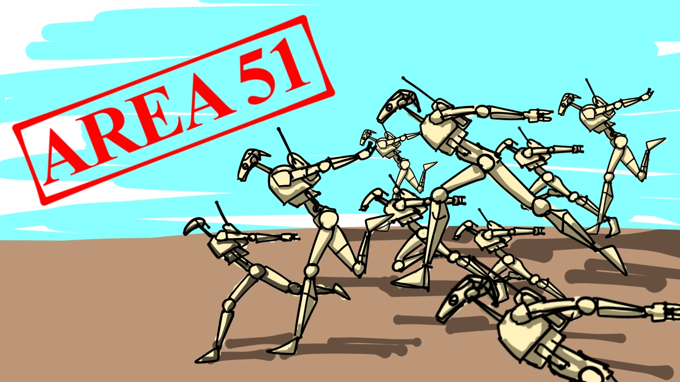 Running battle droids | Fandom