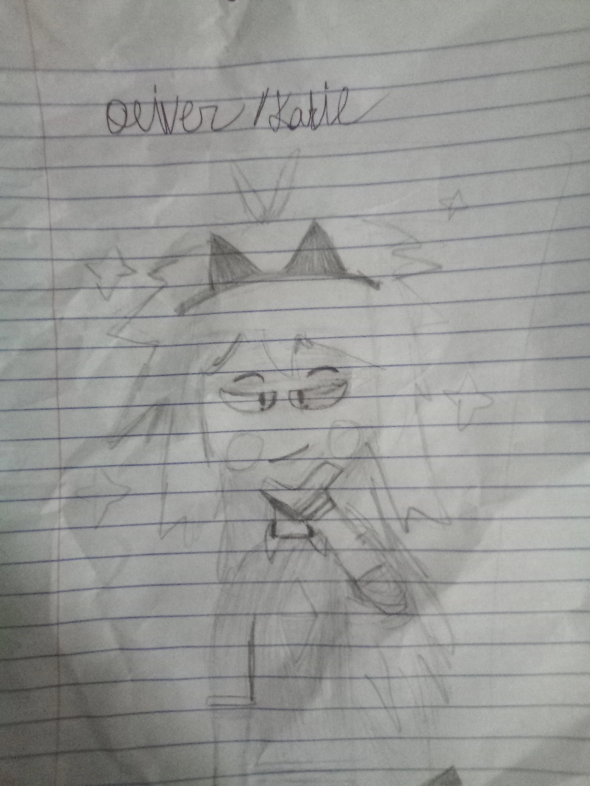 Oliver drawing(He's checking you out) | Fandom