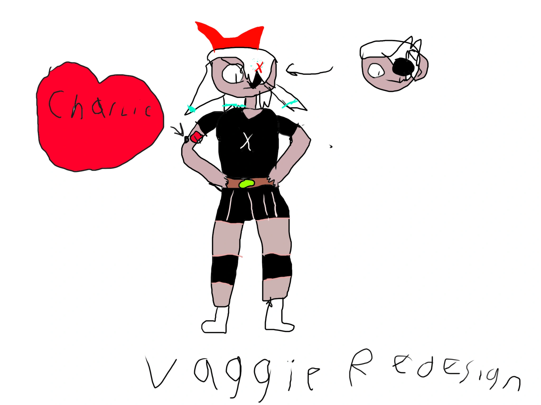 I MADE A REDESIGN FOR VAGGIE (sorry) | Fandom