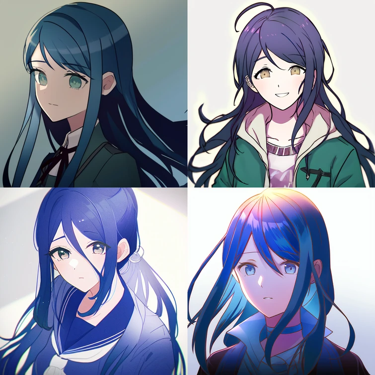 Art done by a Ai of Miku, An, Toya, Rin, Len, Kaito and Akito | Fandom
