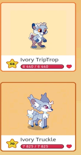 Omg! I got Ivory Truckle and Ivory Triptrop!!!! | Fandom