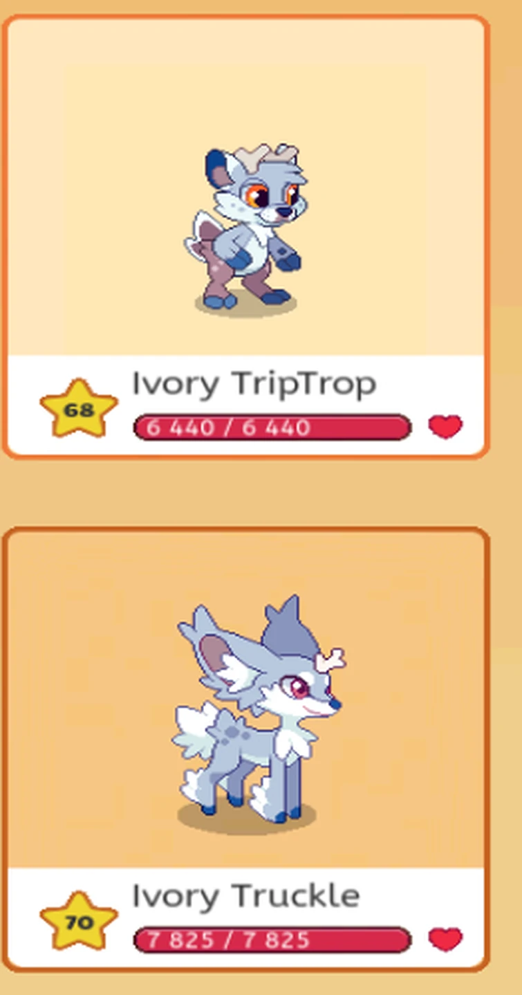 Omg! I got Ivory Truckle and Ivory Triptrop!!!! | Fandom