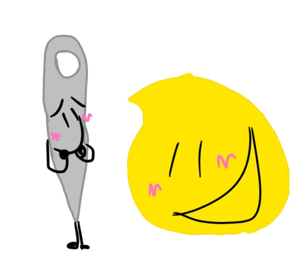 Needle x Yellow Face art 🥹🥹🥺🥹🥺🥹🥺🥹🥹 | Fandom