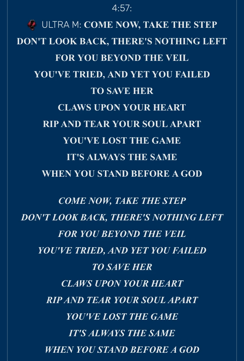 Love how Ultra M essentially tells BF to kill himself. | Fandom