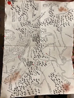 Map of Gondor, Rohan, and Mordor | Fandom