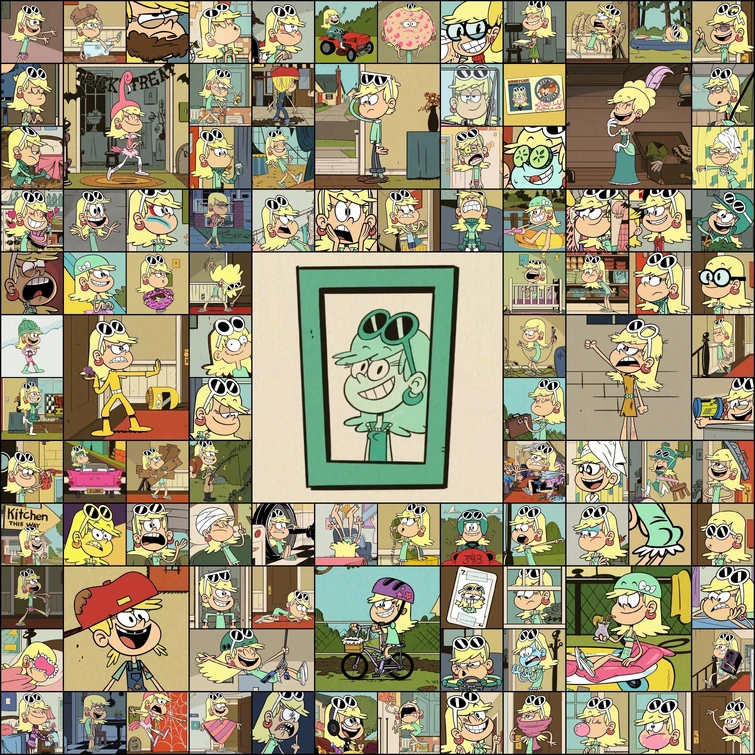 The Loud House Sister Collages of 100 Pictures from Season 1 Episodes ...