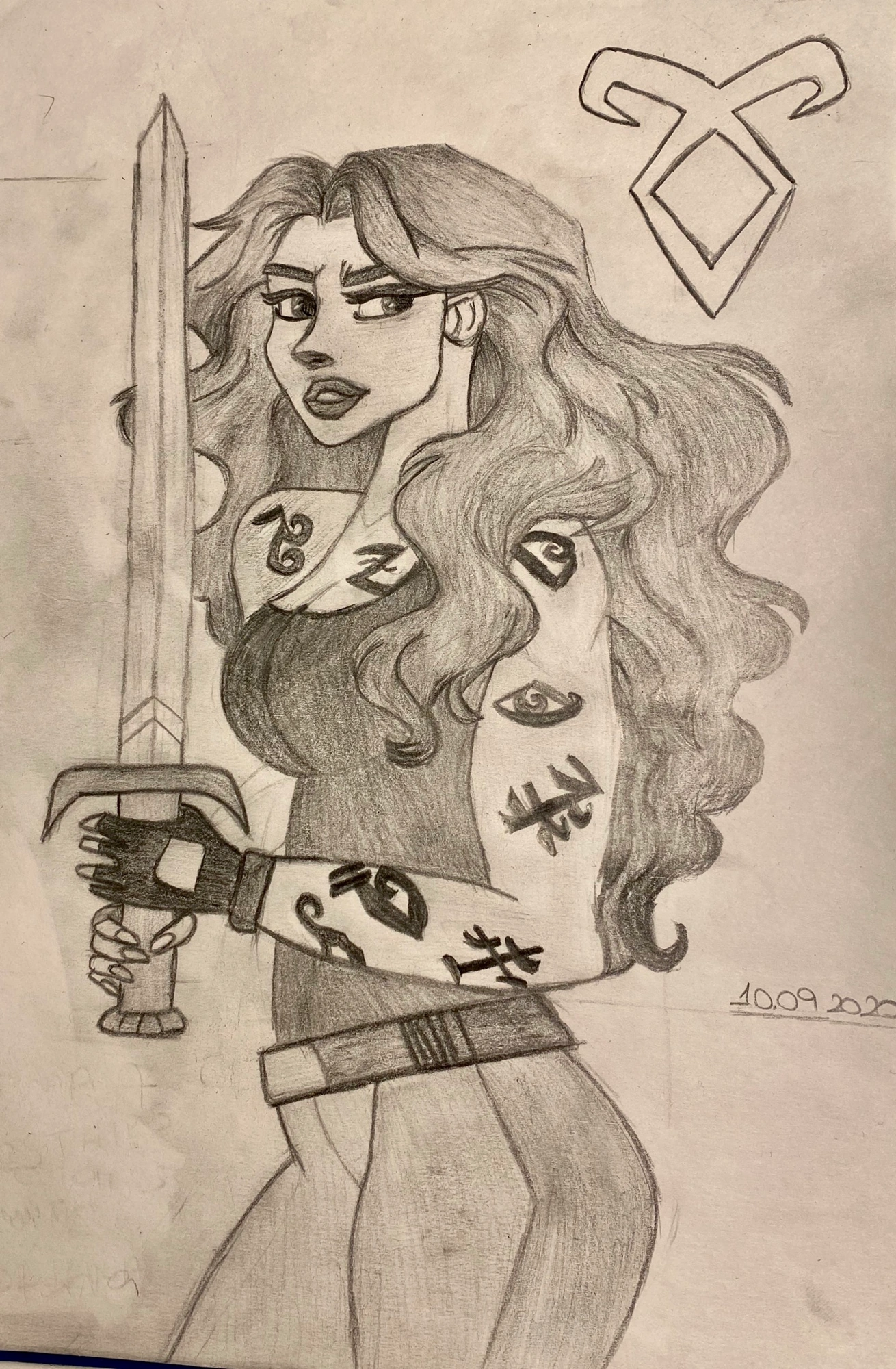 hey look!i draw Emma Carstairs with Cortana😍How does it look?? | Fandom