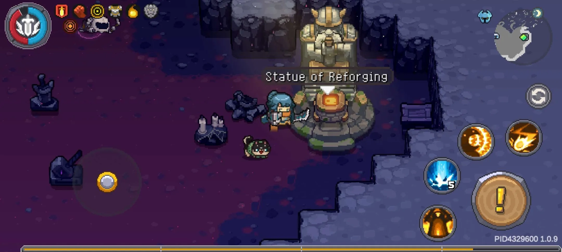 found a cool statue called "statue of reforging that lets u reforge for ...