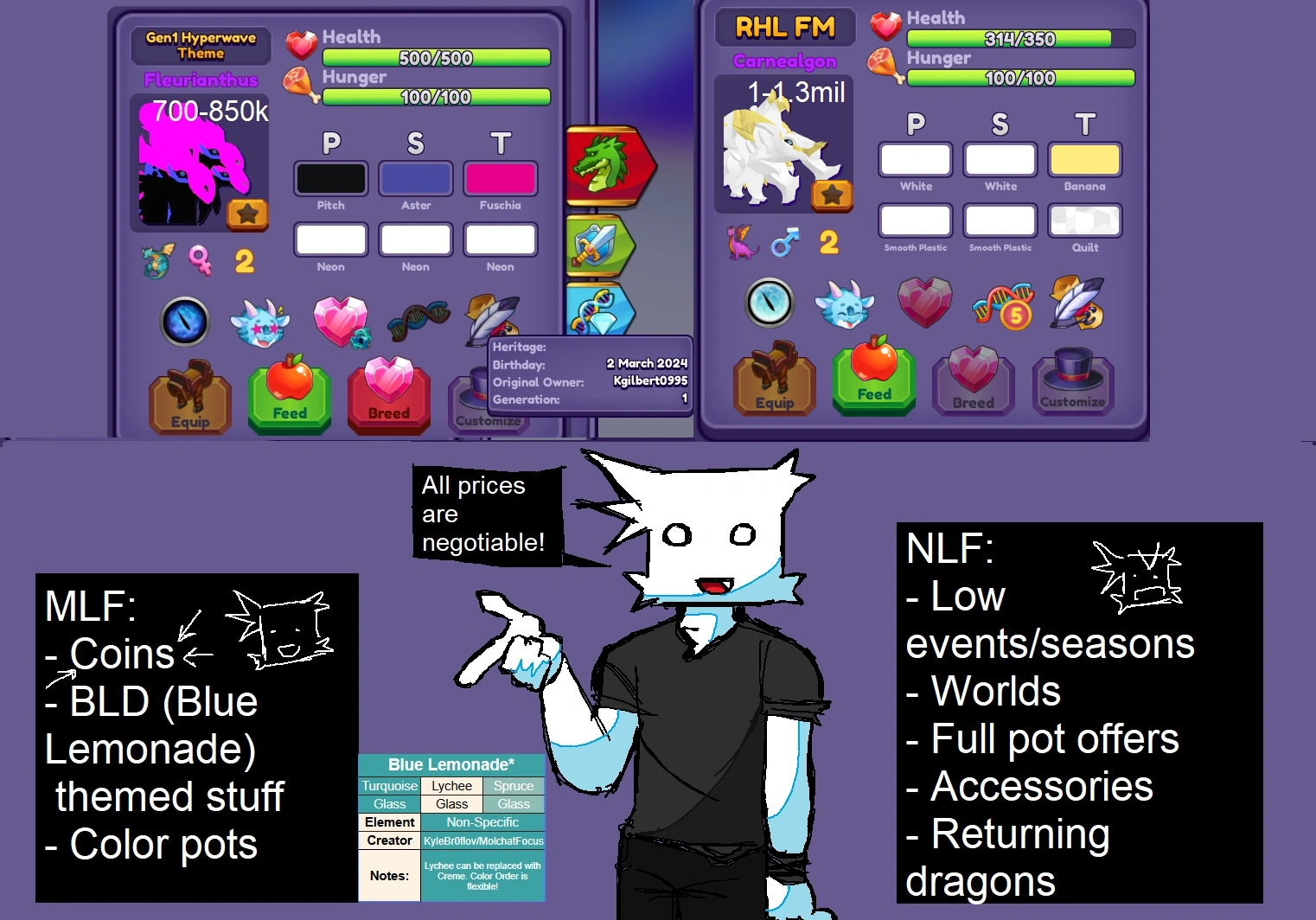 T/S a FM RHL Carne & Hyperwave themed Fleur! | Fandom