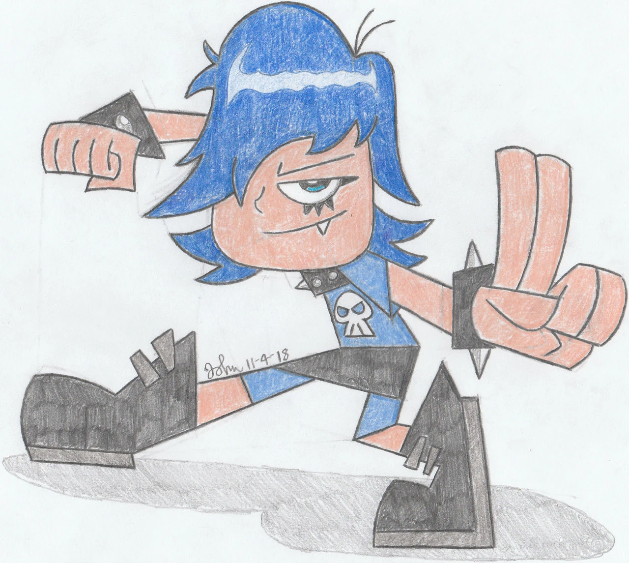 Here's A Drawing Of Yumi Yoshimura From Hi Hi Puffy AmiYumi. | Fandom