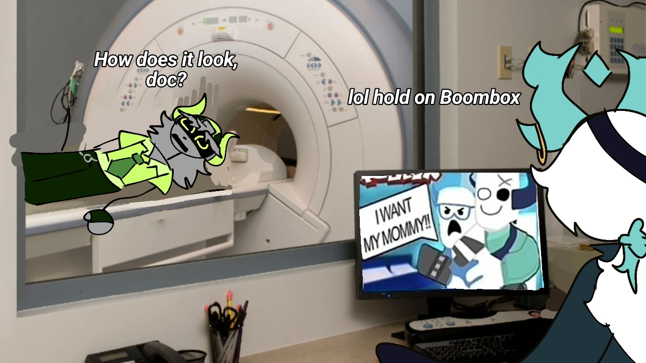 Medkit performs MRI on Boombox | Fandom