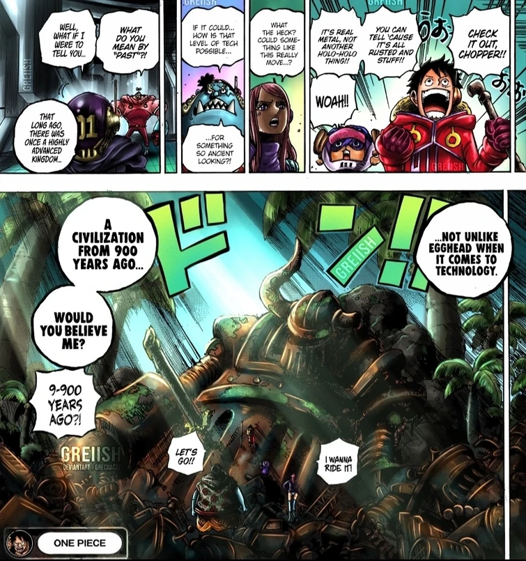 Massive Reveal! The world of One Piece is actually a post apocalyptic ...