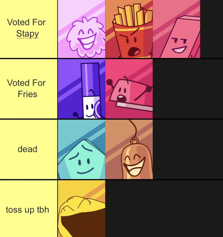 BFB Pre Split But Contestant Vote | Fandom