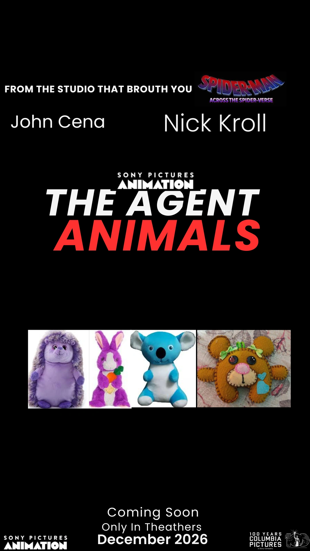 The Agent Animals Movie 2026 Sony Pictures Animation | Fandom