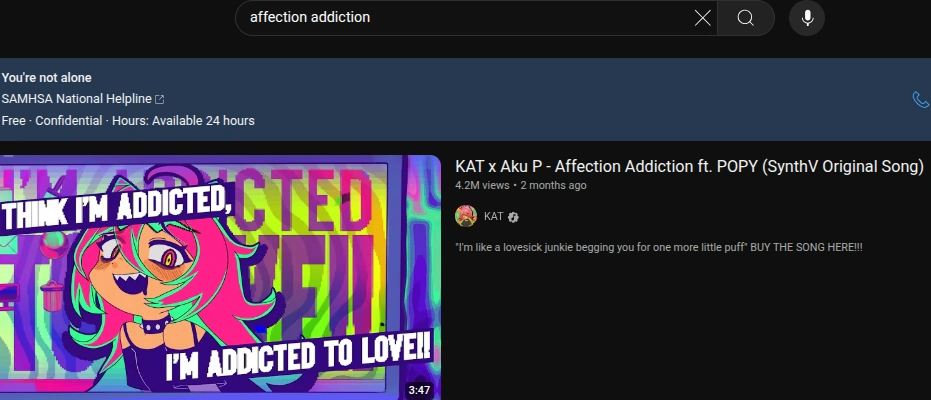 bruh I just wanted to listen to this song cause I've heard good things ...