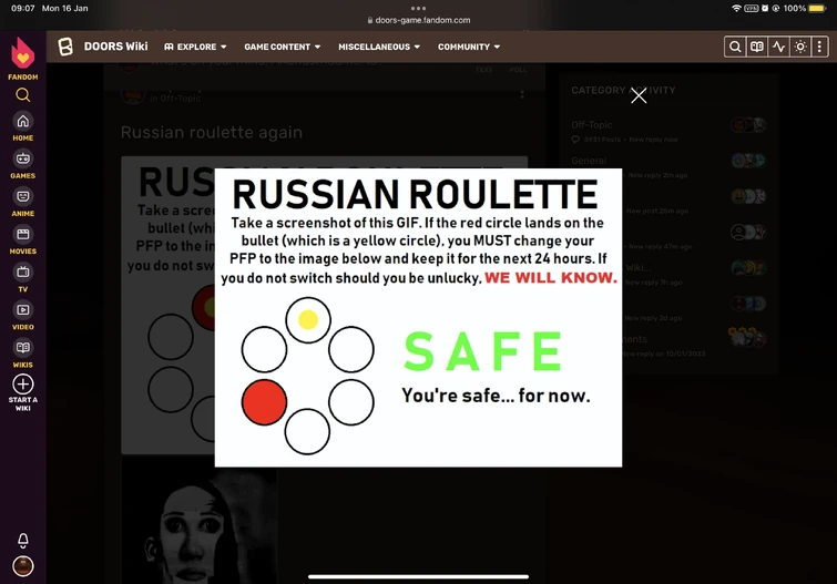 Russian roulette again | Fandom