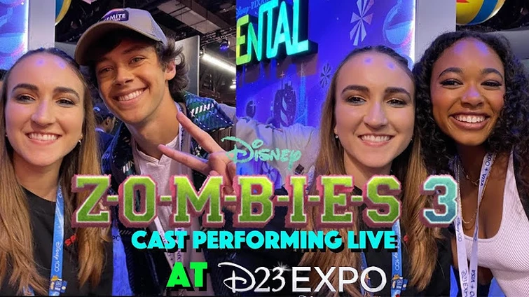 THE CAST OF ZOMBIES 3 PERFORMING LIVE AT DISNEY'S - D23 EXPO 2022 ...