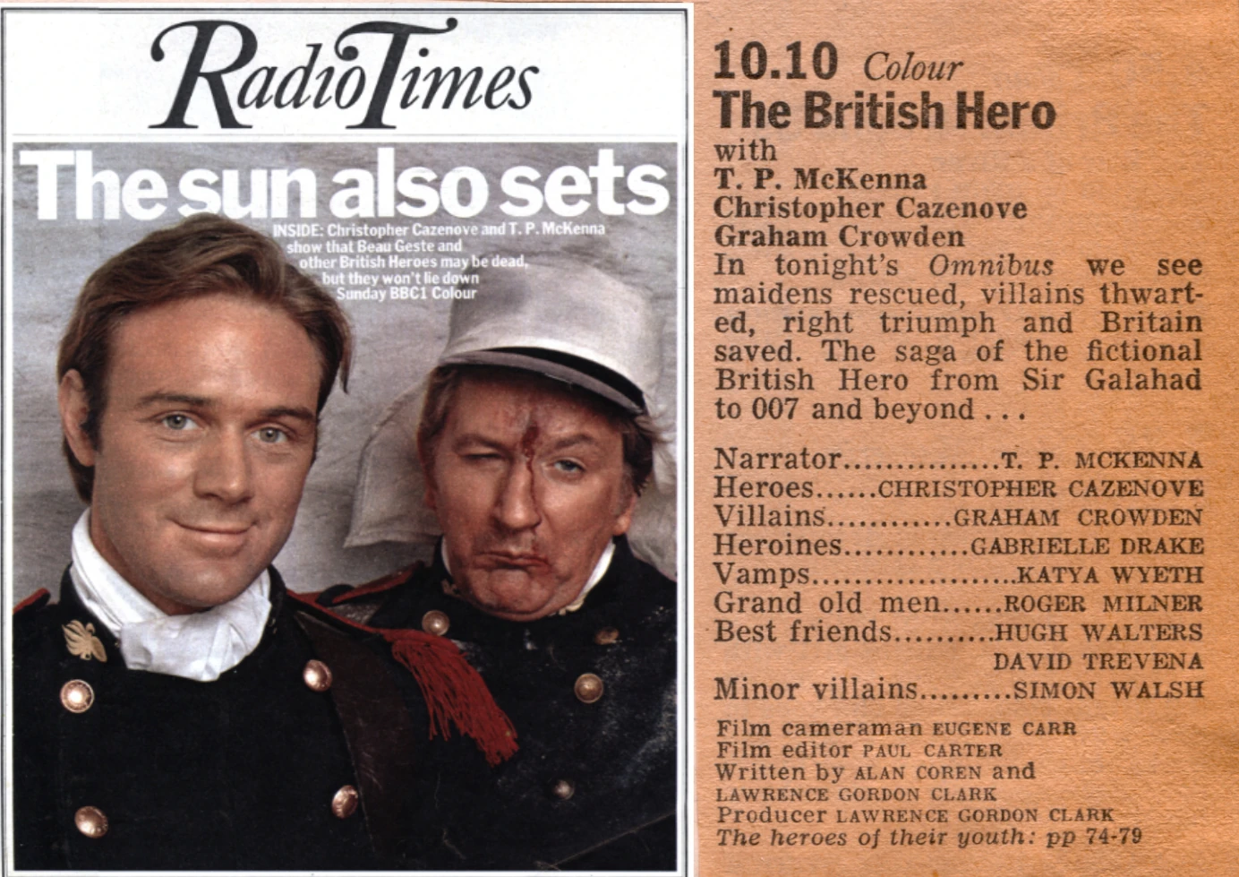 THE BRITISH HERO - BBC 1973 | Fandom